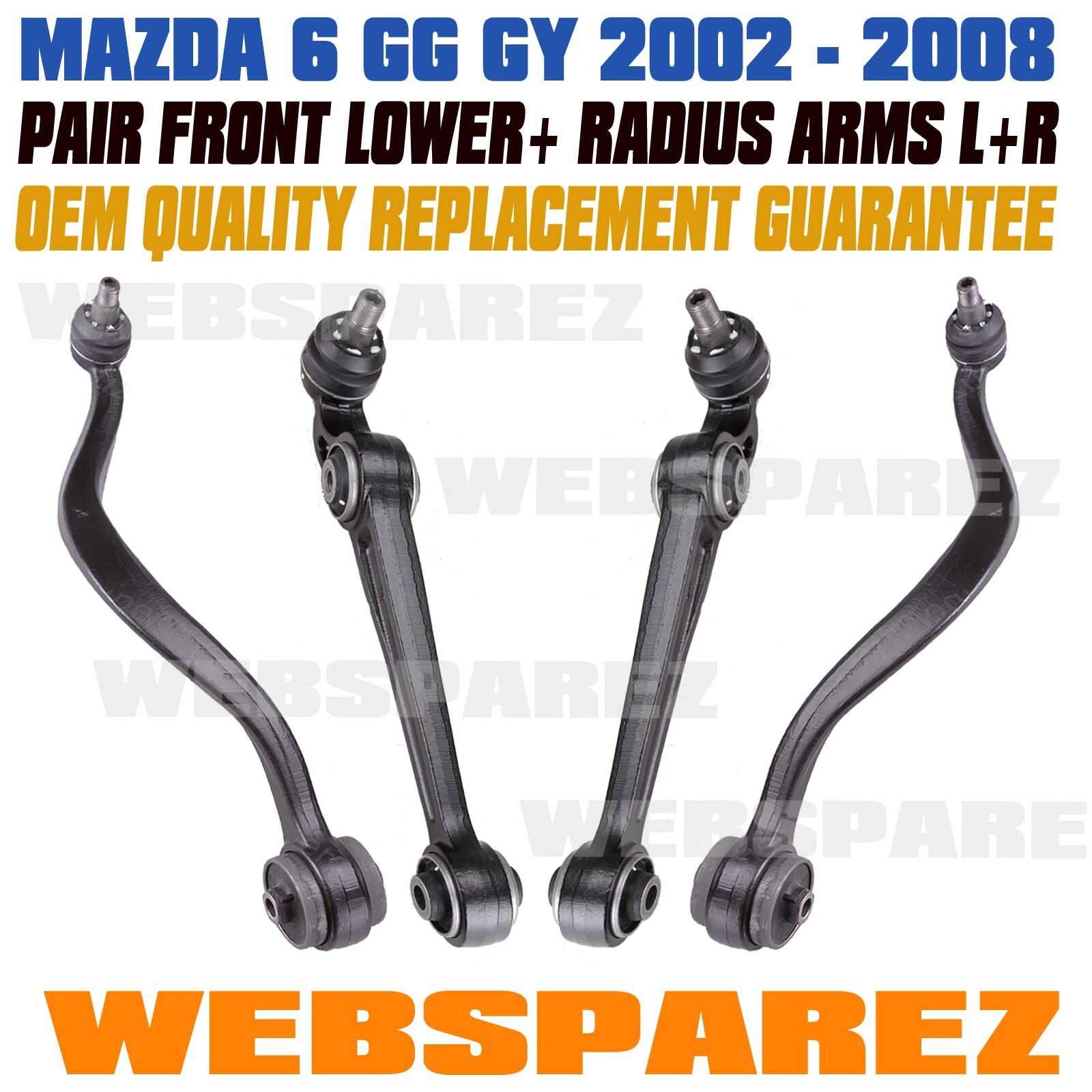 Lower Castor/Radius Control Arm fit for Mazda 6 GG MPS ATENZA GY WAGON ...
