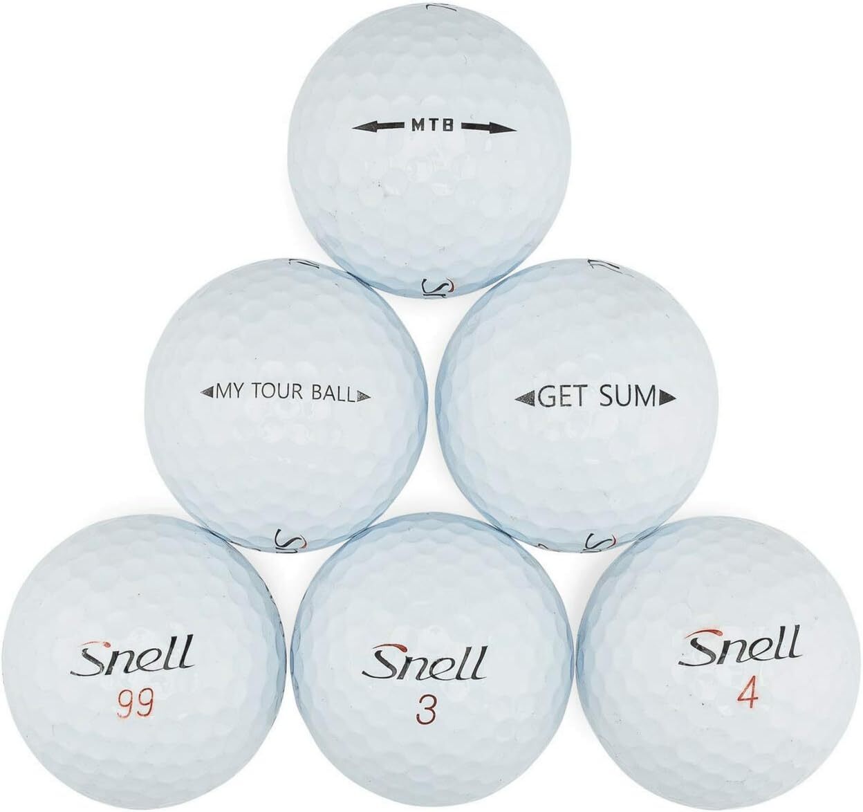 Snell Golf Ball Mix - 100 Used Balls 100 Balls, White | eBay