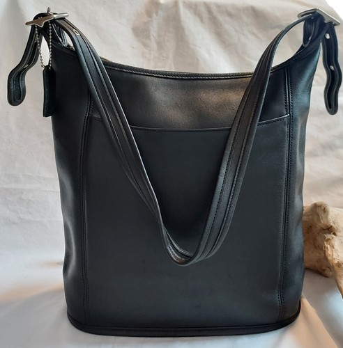 Coach Vintage 9060 Large Slim Legacy Duffle Black Lea… - Gem