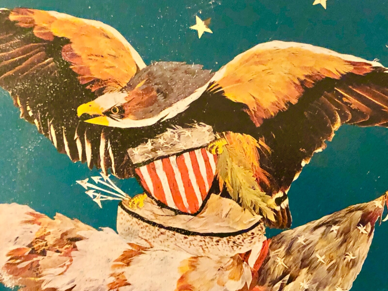 Vintage Patriotic Eagle