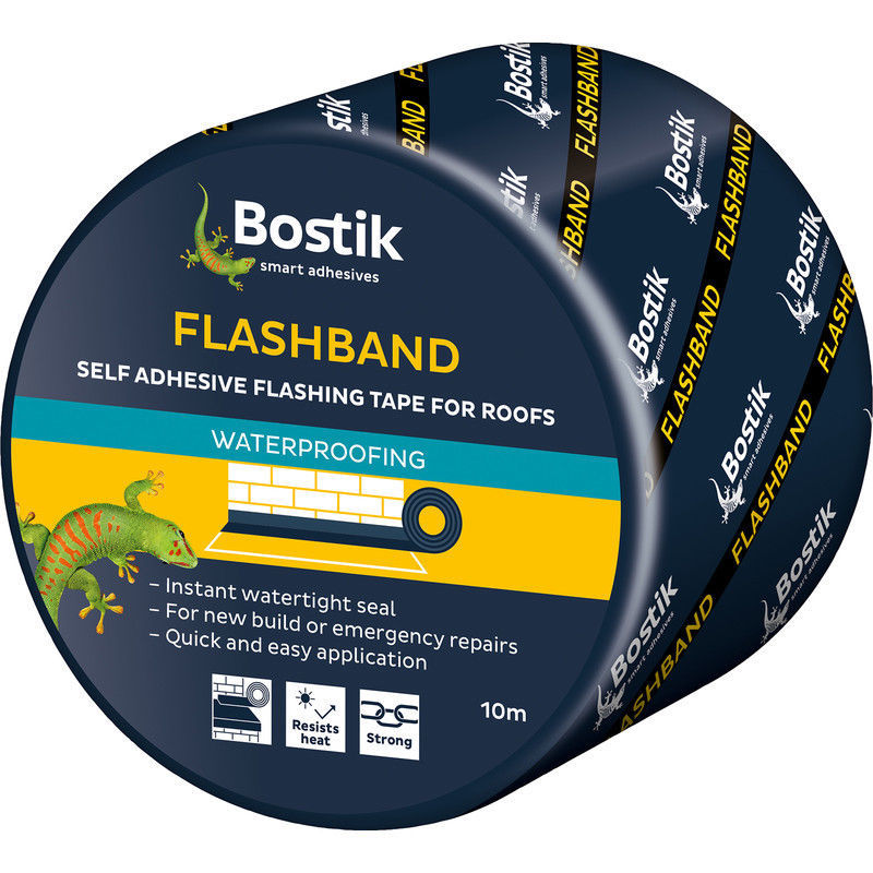 Bostik Evo-Stik Self Adhesive Flashing Tape | Flash Band | 150mm x 10m ...
