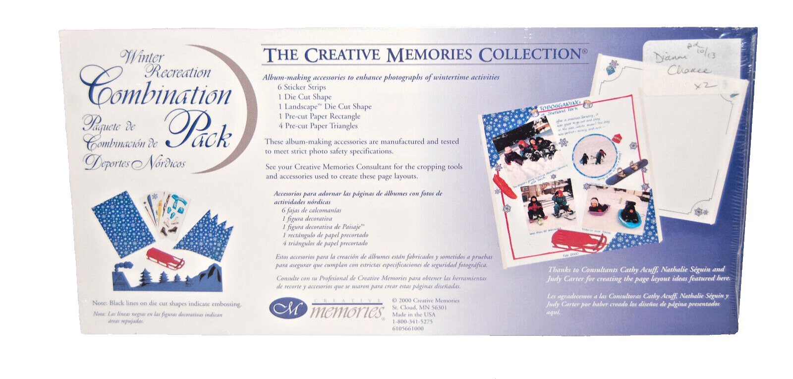 Creative Memories Collection Asst'd Combination Packs & Portrait ...