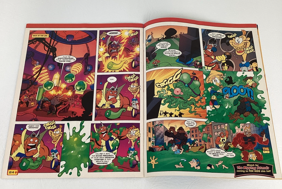 Fox Kids Magazine Summer 2001 Vintage Issue #43 Power Rangers Time ...
