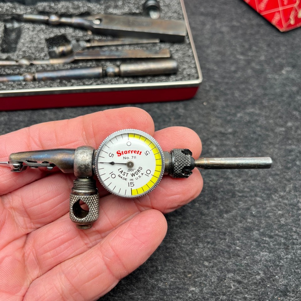 STARRETT Last Word Dial Test Indicator Set 711GCSZ in Case with ...