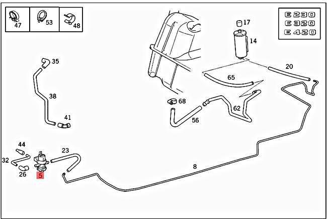 Genuine MERCEDES 906 A207 C204 C207 CL203 R171 S203 Purge Valve ...