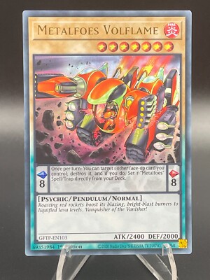 Metalfoes Volflame - YuGiOh - Ultra R • GFTP IT103 • 1st Edition | eBay