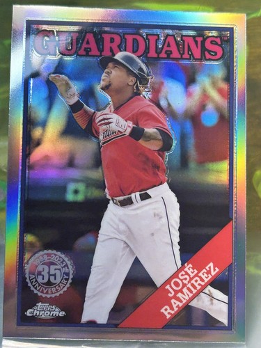 2023 Topps Chrome Jose Ramirez 1988 Topps Refractor | eBay