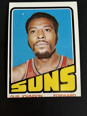 1972-73 Topps Basketball #6 Gus Johnson EX+ OC Suns Idaho Vandals Set ...