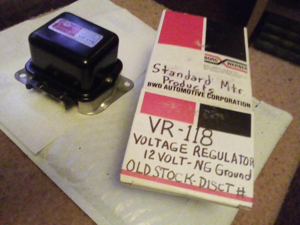 STANDARD VR-118 VOLTAGE REGULATOR; fits VARIOUS 1964-85 FoMoCo; AMC ...