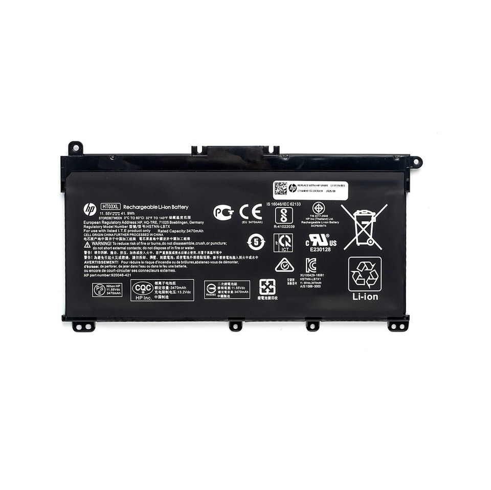 Genuine HT03XL HTO3XL L11119-855 Battery for HP Pavilion 15-DA 15-DB 15 ...