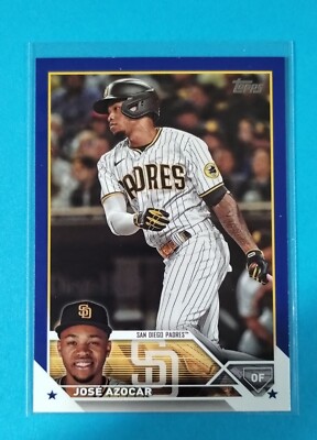 2023 Topps Update Series - Jose Azocar San Diego Padres Blue Parallel ...