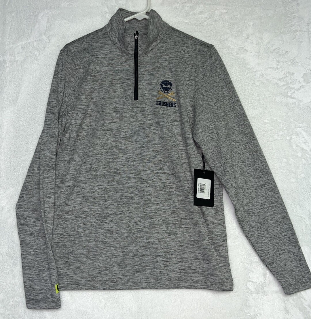 LIV Golf Crushers 1/4 Zip Long Sleeve Grey Size S NWT Bryson | eBay