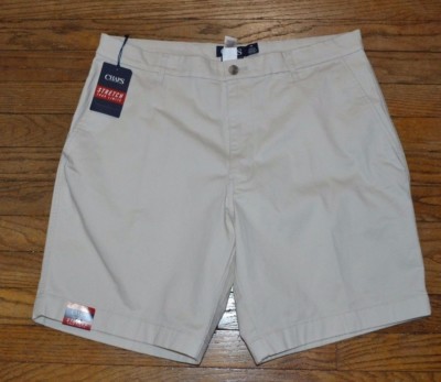 CHAPS Shorts Flat Front Stretch Short Color is New Stone 9" inseam | eBay
