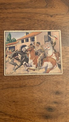 1940 Philadelphia Lone Ranger #3 Tonto's Race with Death Trading Card ...