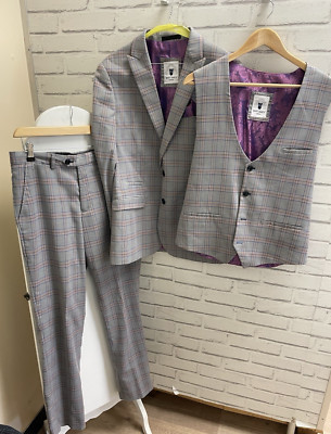 Men's MARC DARCY Alvin 3 piece suit | eBay UK