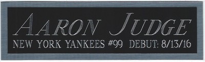 AARON JUDGE Yankees NAMEPLATE AUTOGRAPHED Signed BAT-BASEBALL-PHOTO ...
