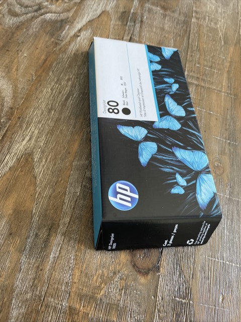 HP 80 C4823A DesignJet Printhead and Printhead Cleaner - Black for sale ...