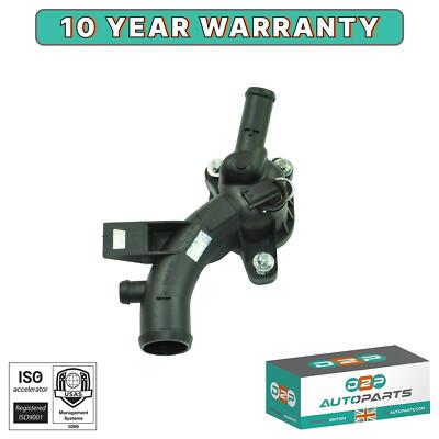 COOLANT FLANGE WATER OUTLET HOUSING & SENSOR FOR VAUXHALL CORSA D E ...