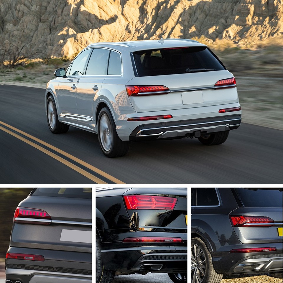 Left Side Red Rear Reflector Case Light Brake Lamp For 2016-2020 Audi ...