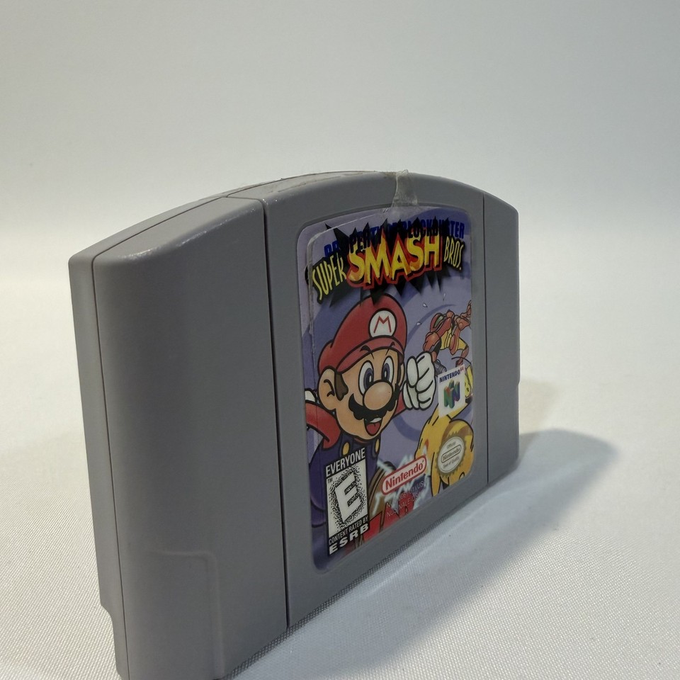 Super Smash Bros Nintendo 64 N64 Fighting Party Multiplayer Video Game ...