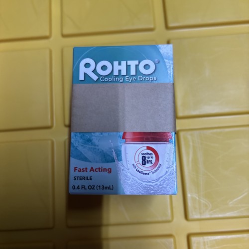 Rohto Eye Drops Cooling 3 Pack Maximum Redness Relief Lubricates 0.4 Oz ...