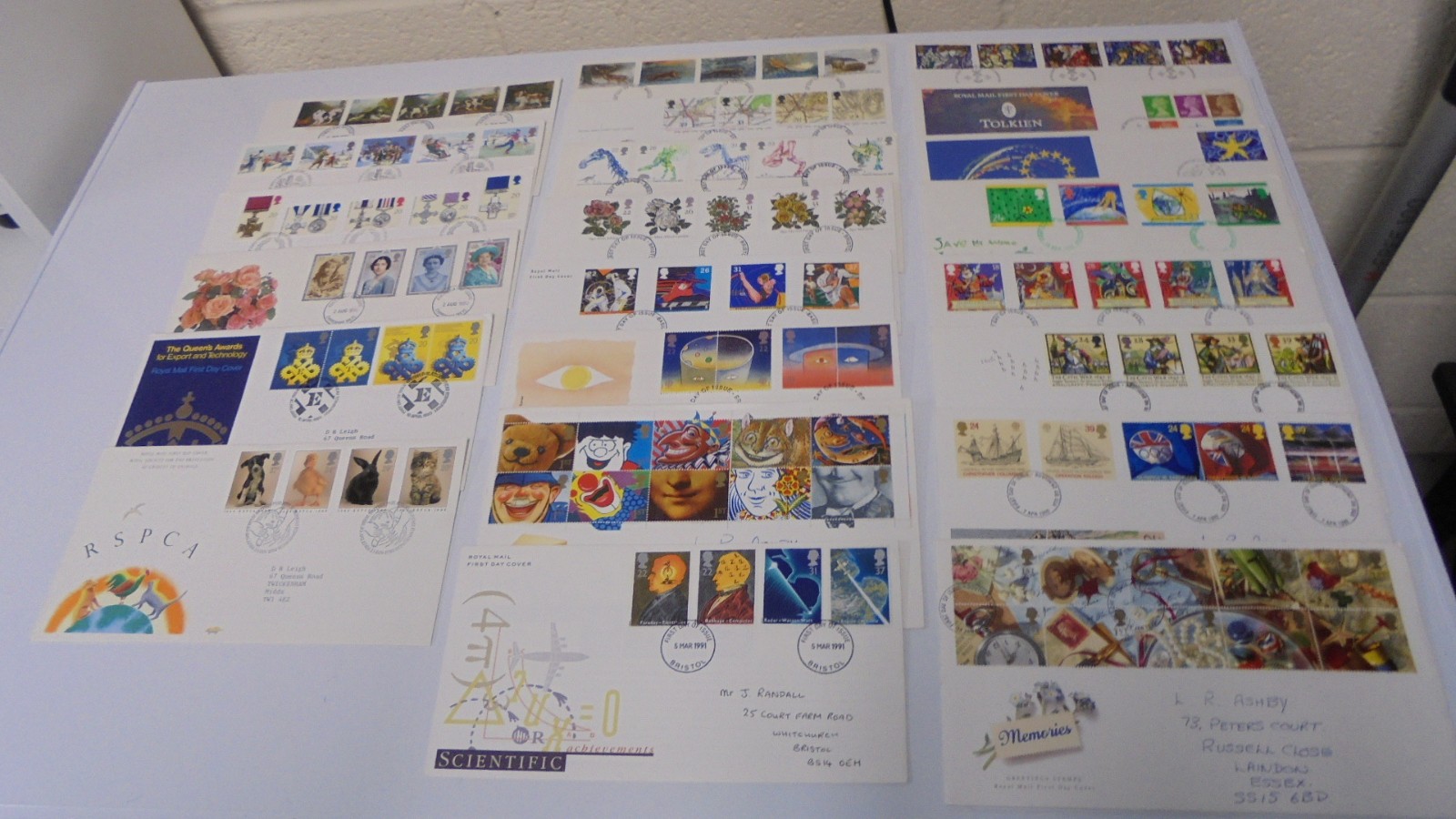 22 DIFFERENT ROYAL MAIL FIRST DAY STAMP COVERS FROM 1990-1992 | eBay UK
