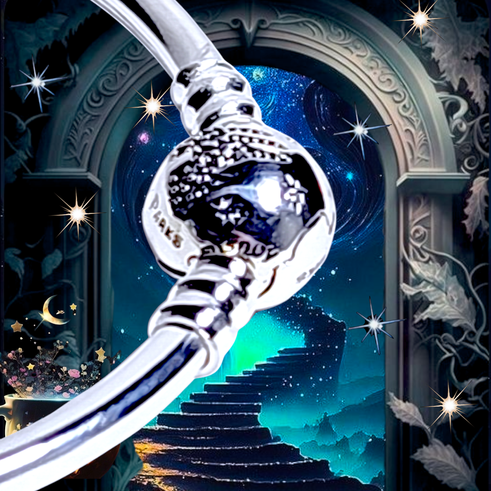 Pandora Disney Castle Clasp Bracelet Disney World Parks Snake Bracelet ...