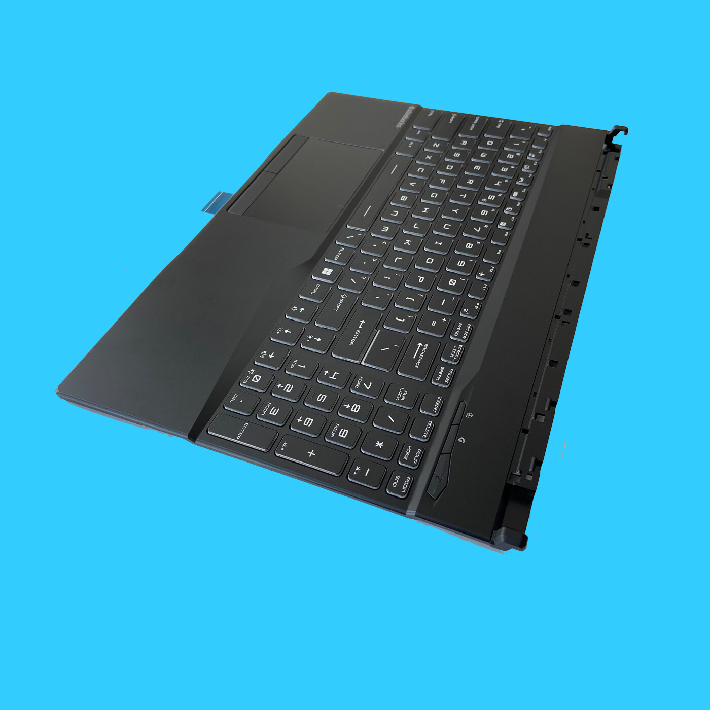 New For MSI GL65 MS-16U4 Palmrest Keyboard Without Touchpad Colorful ...