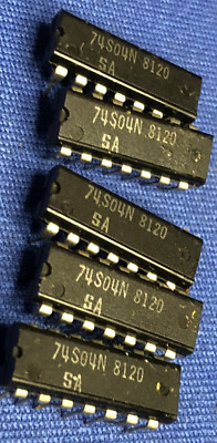 74S04N SIGNETICS 74S04 14-PIN DIP RARE VINTAGE 1981 NEW LAST ONES QTY-1 ...