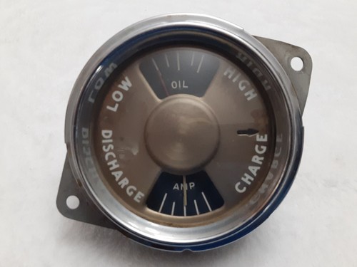 1 ) Vintage 1940's 1947 1948 Nash Oil Amp Gauge Rat Hot Rod | eBay