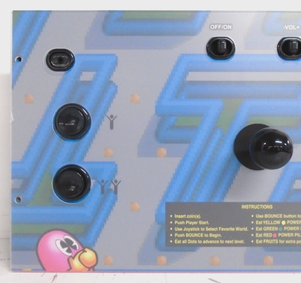 Used Arcade 1up Pac Mania Legacy Control Panel Deck | Controller Deck ...