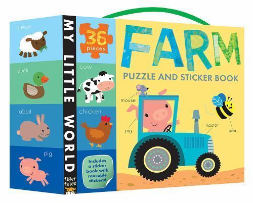 My Little World Ser.: Farm Puzzle and Sticker Book by Tiger Tales (2015 ...
