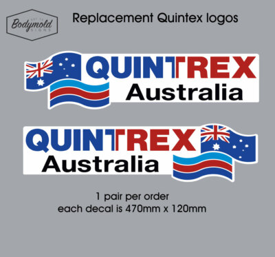 Quintrex logos 1 pair per order each logo is 470mm x 120mm | eBay