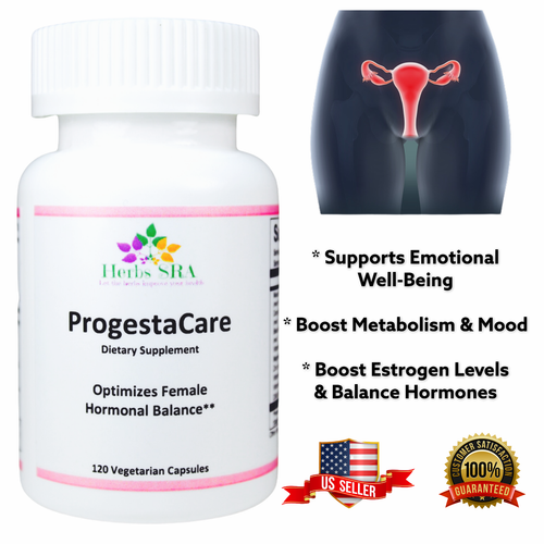 PROGESTA CARE, 120 Capsules Help to Improve Progesterone Natural ...