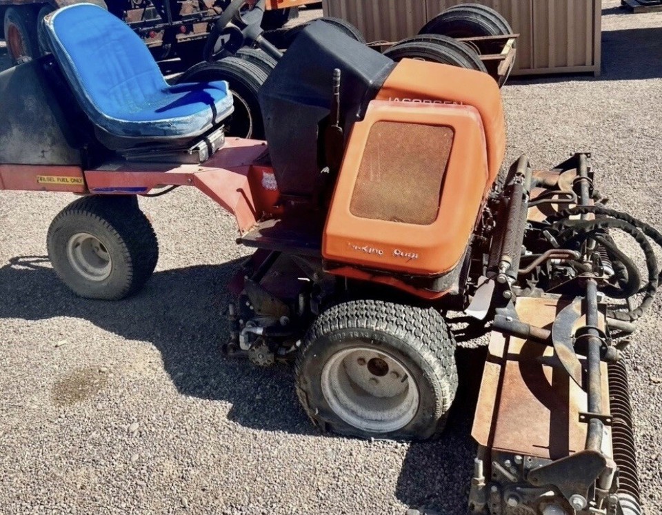 JACOBSEN 1900D TRI-KING DIESEL TRIPLEX TRIM MOWER REEL MOWER LOW Hr ...