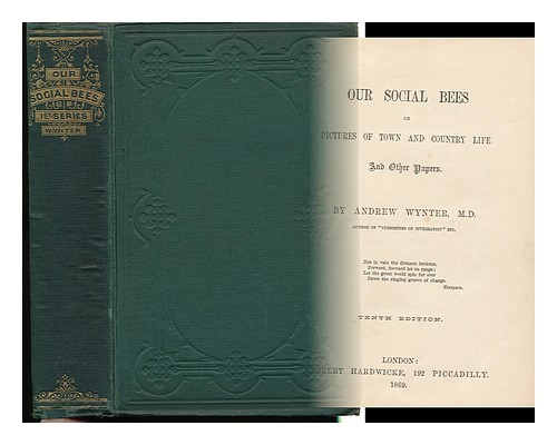 WYNTER, ANDREW (1819-1876) Our Social Bees 1869 Hardcover | eBay Australia