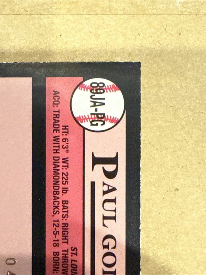 2024 Topps Japan Edition MLB Paul Goldschmidt Auto Koi Fish Parallel ...