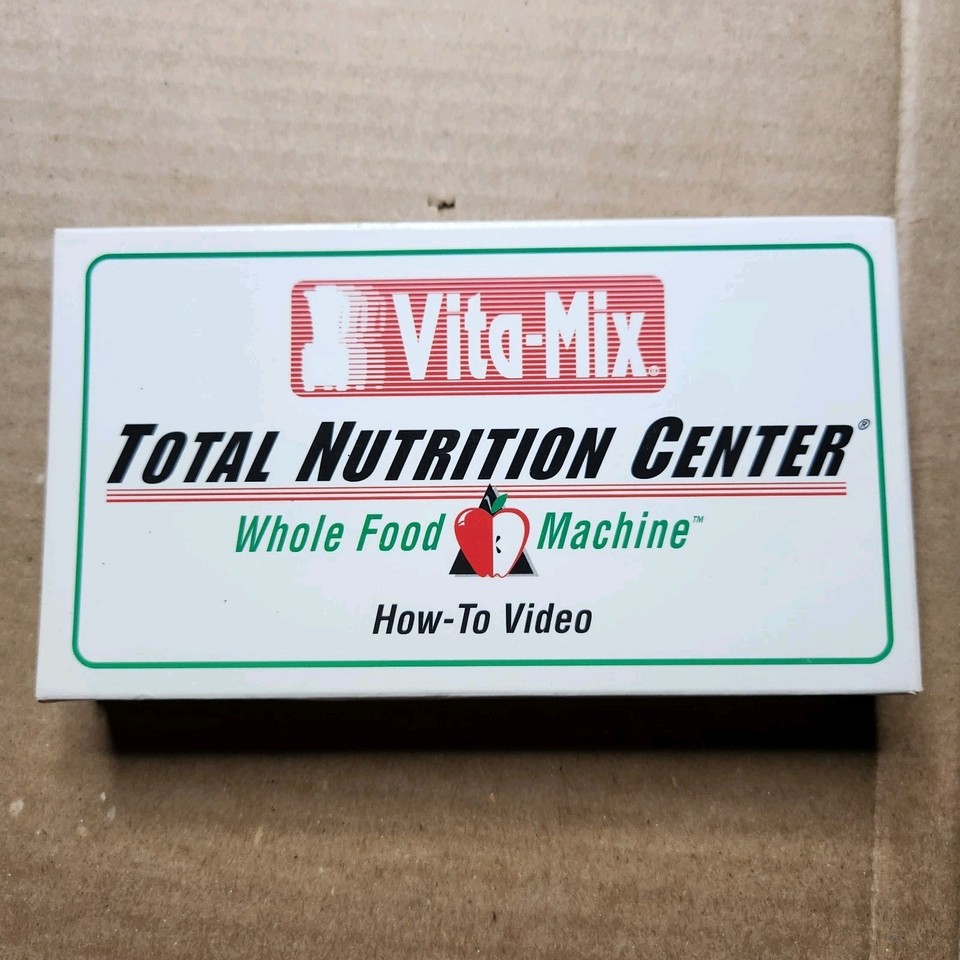 Vita-Mix Cookbook Video VHS How To Video Tape Whole Food Machine ...
