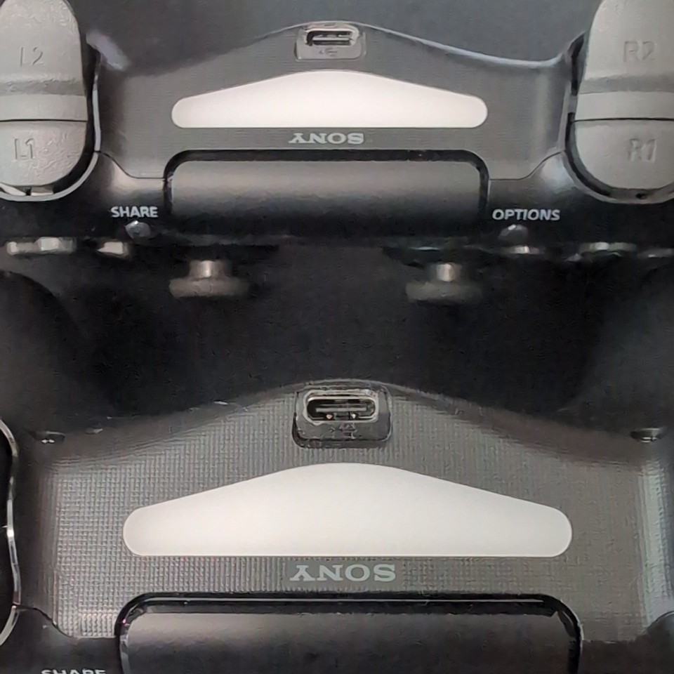 2x Sony PlayStation 4 DualShock Wireless Controller Upgraded USB-C ...