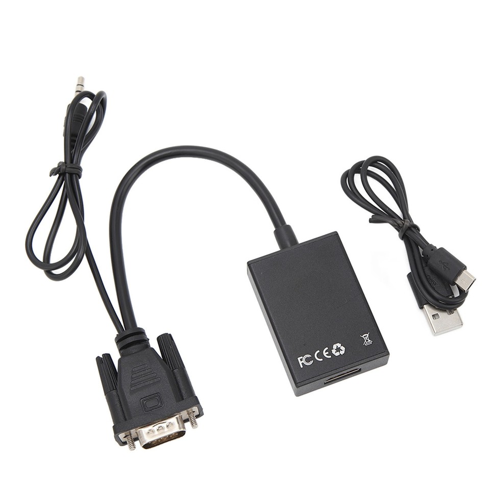 HD Media Interface To VGA Adapter 1080P High Definition Media Interface ...