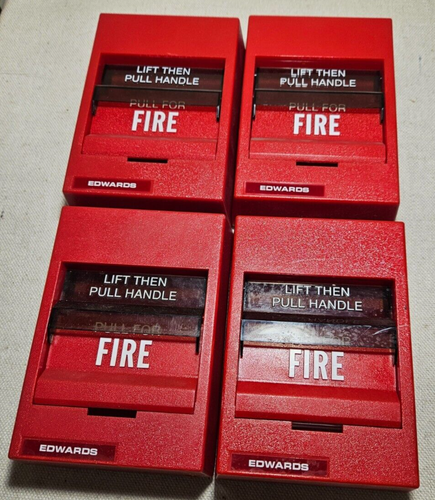 Lot Edwards 278B Fire Alarm Pull Stations For Parts. | eBay
