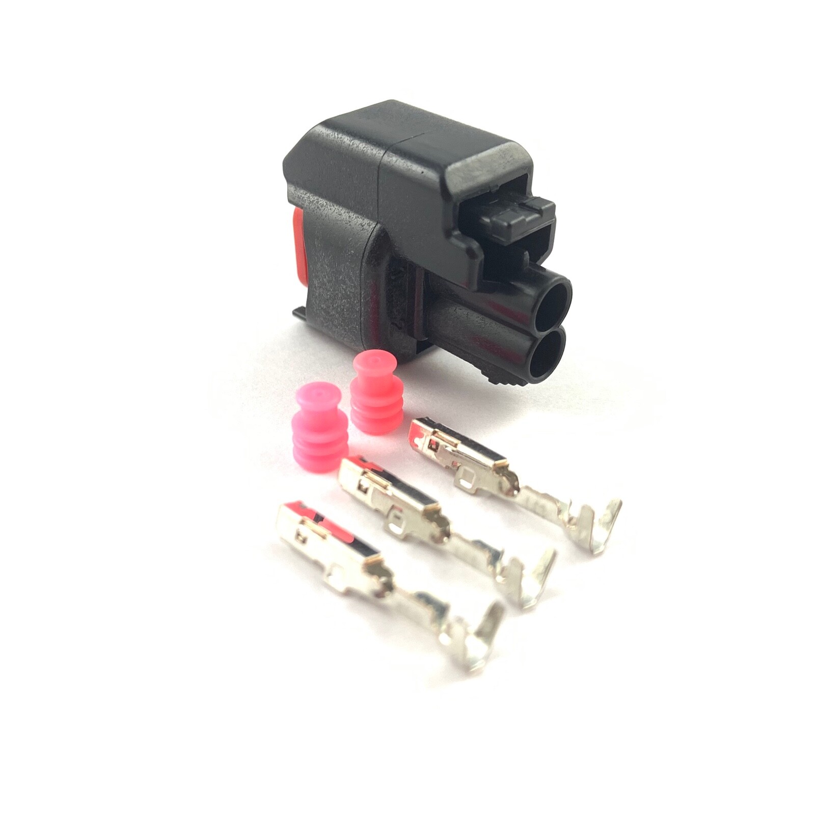 8x Bosch EV6 EV14 USCAR 2-Pin Fuel Injector Connector Plug Clip ID1000 ...