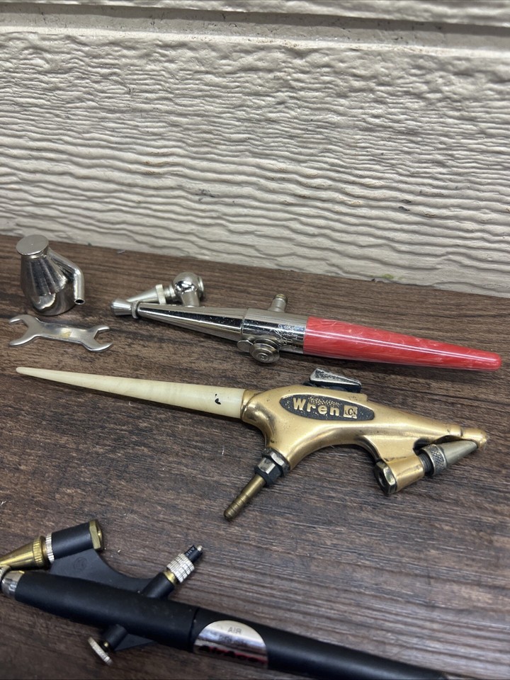Vintage Binks Wren And Paasche Air Brush Lot | eBay
