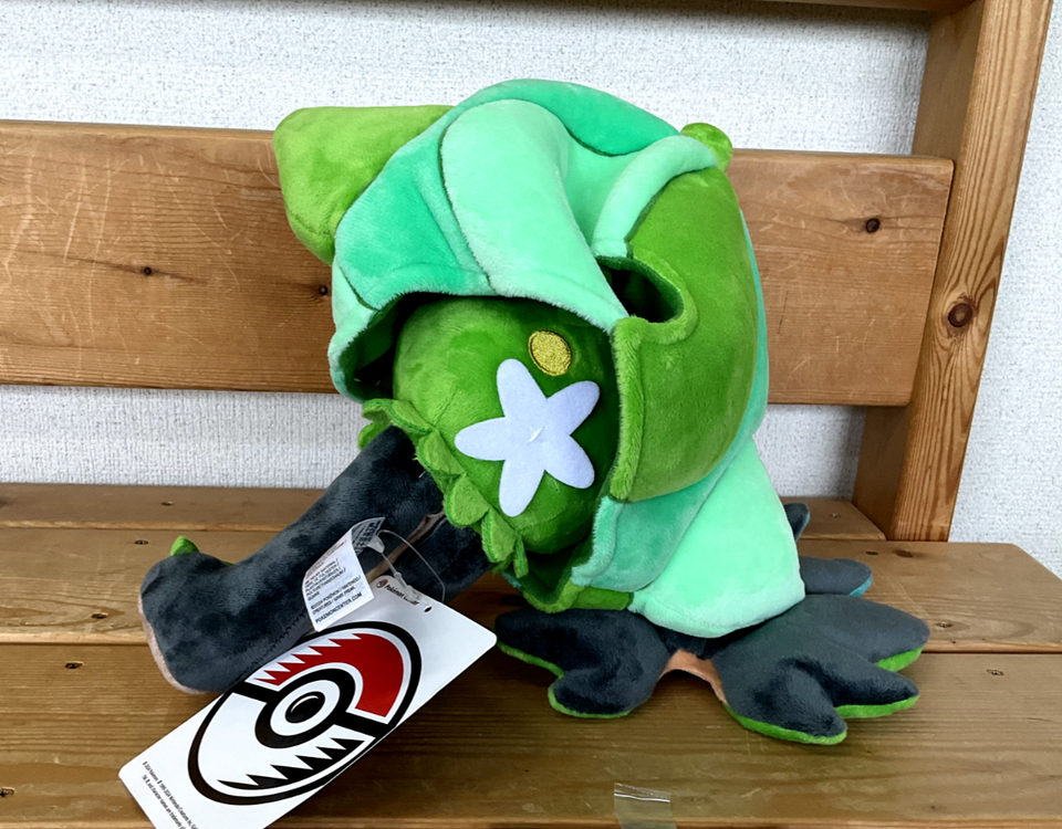 Pokemon Plush doll Stuffed Toy Ogerpon Teal Mask Green Pokemon center ...