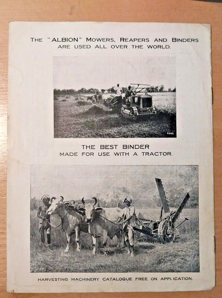 Albion Illustrated List Of Parts For Improved Hand Power Chaff Cutters ...