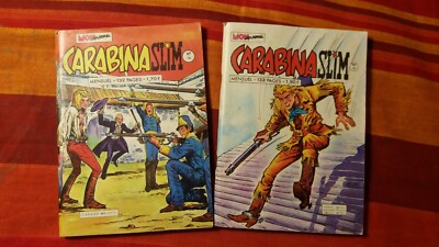 bd lot de 2 carabina slim n 76 et 82 année 1974 ed mon journal | eBay