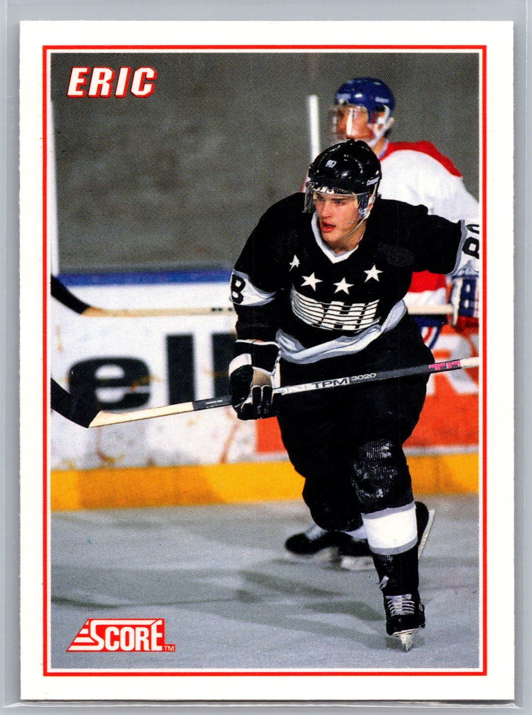 1990 Score American #B3 Eric Lindros Eric Lindros Bonus Cards NrMt-Mint ...