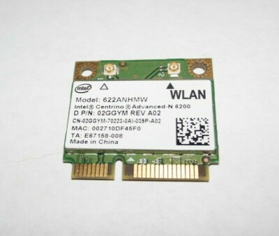 Dell Studio 1569 Series Wireless Half Mini Card 622ANHMW DP/N 2GGYM ...