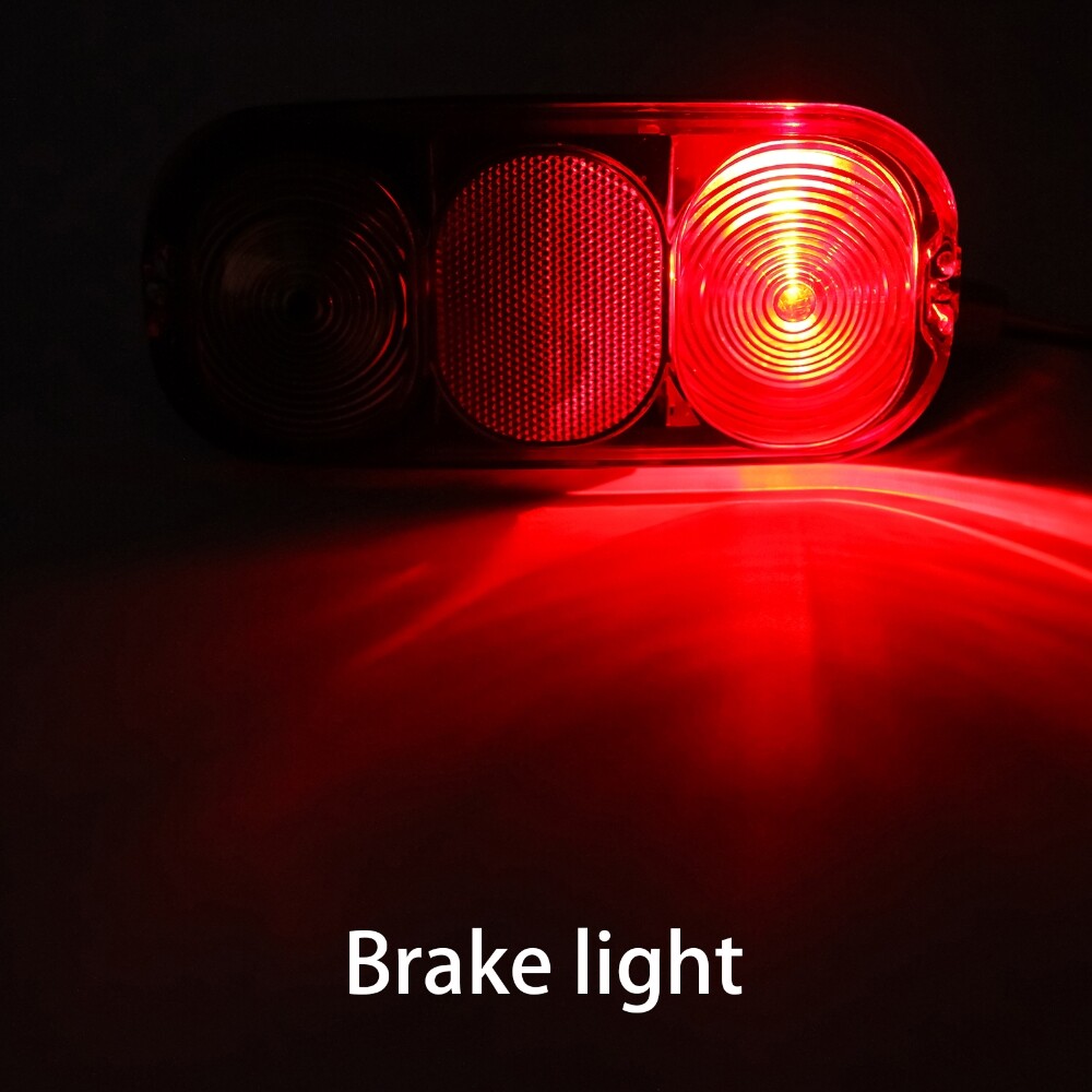 PAIR Stop Tail Indicator Rear Lamp Light For JCB Site Dumper 3T 6T 9T ...