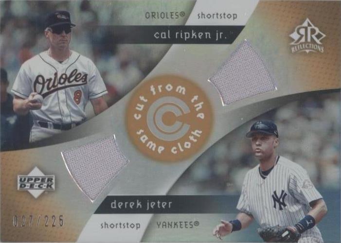 2005 Upper Deck Reflections - Cut from the Same Cloth Derek Jeter, Cal ...